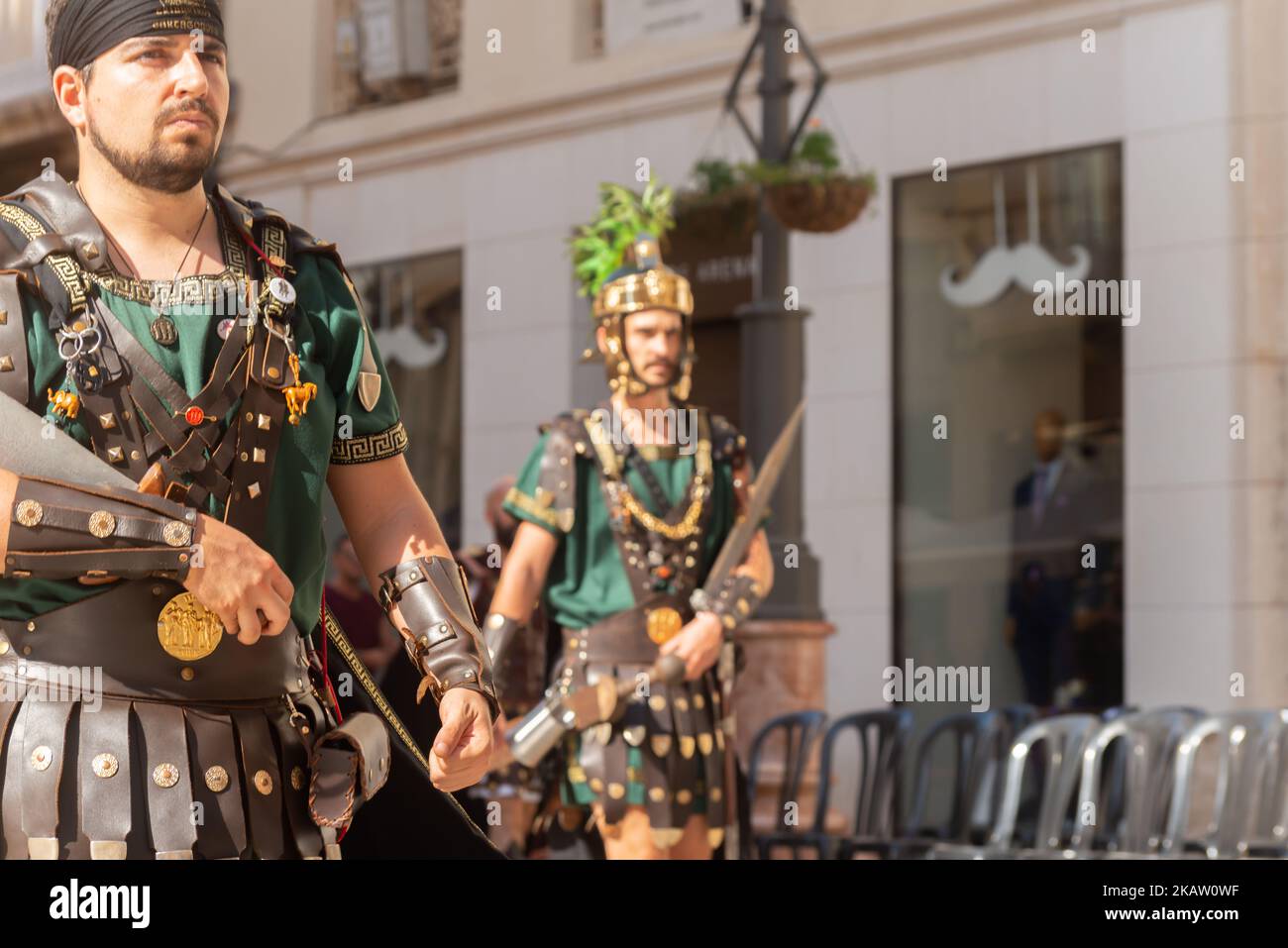 CARTAGENA, SPAIN - 23 SEPTEMBER 2022 Carthaginians and Romans historic ...