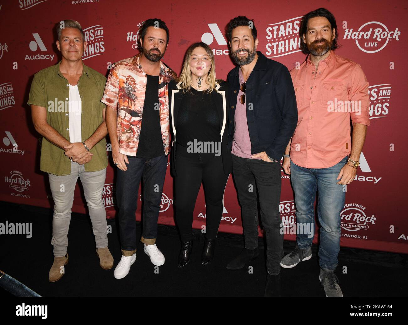 Hollywood FL, USA. 02nd Nov, 2022. Elle King, Trevor Rosen, Brad Tursi ...