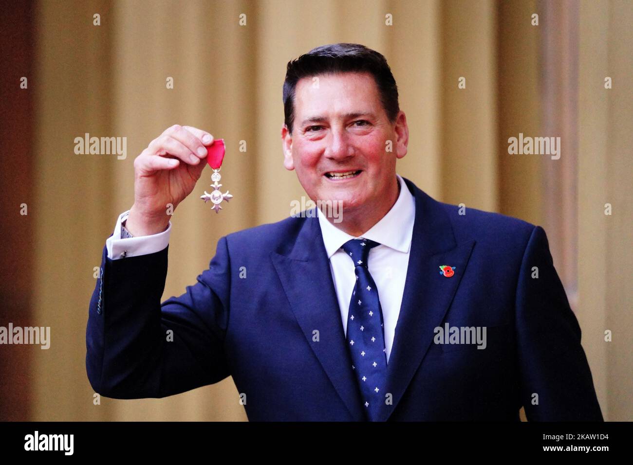 Tony Hadley after being made a Member of the Order of the British ...