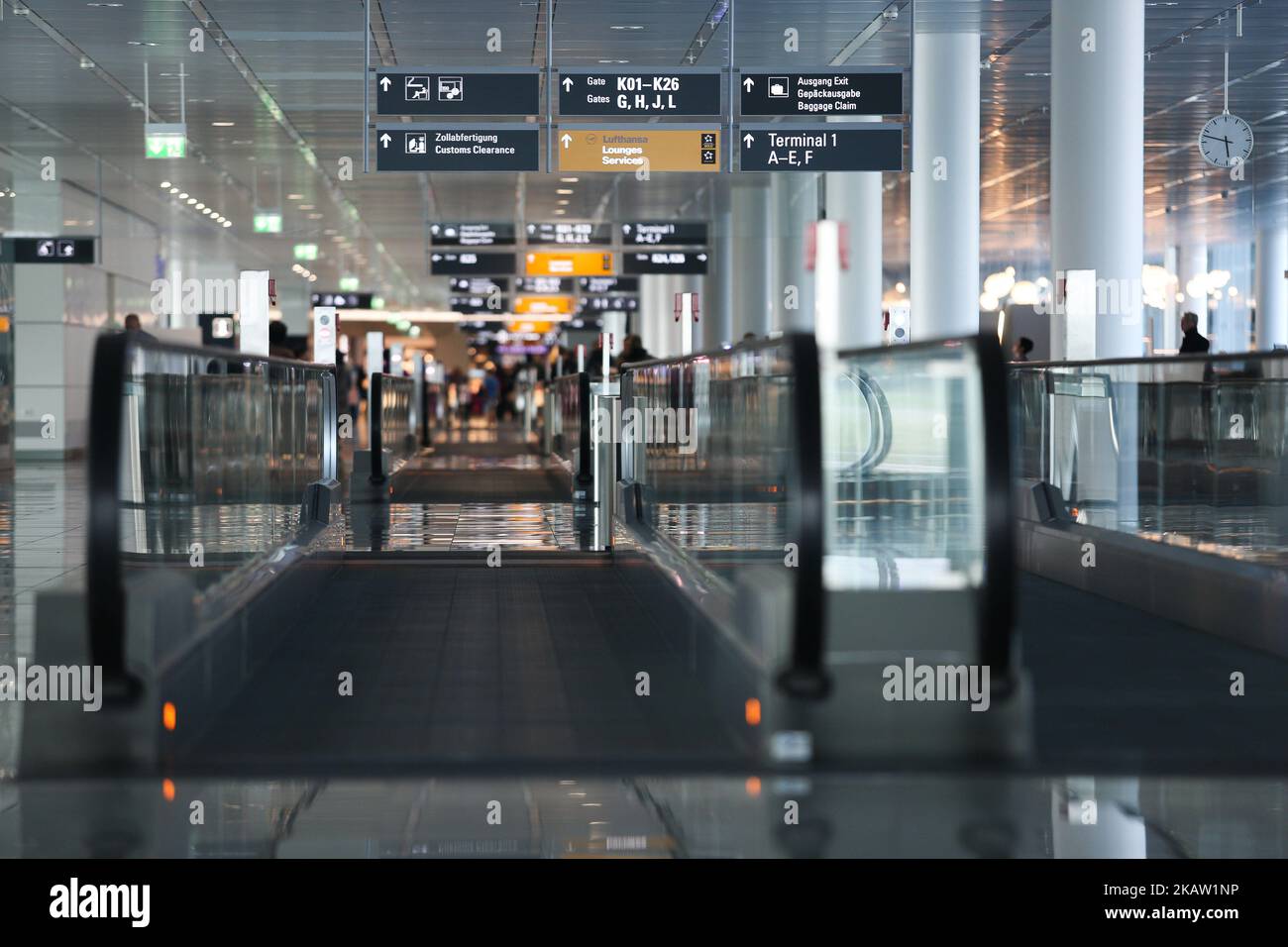 Images from inside the gates and the terminal of Munich international ...
