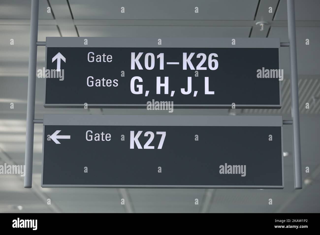 Images from inside the gates and the terminal of Munich international ...