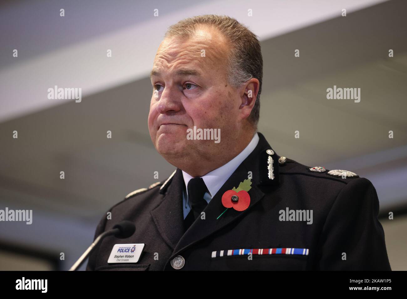 Chief constable stephen watson hi-res stock photography and images - Alamy
