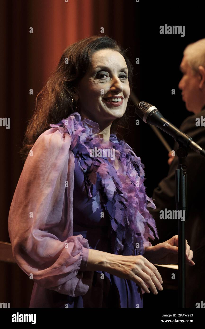 The singer Luz Casal and the Municipal Symphonic Band of Madrid offer a ...