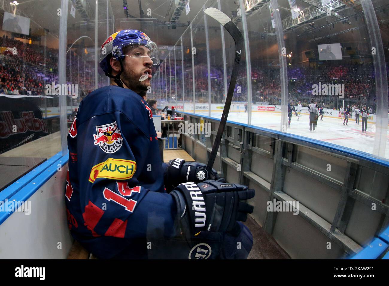 Steve Pinizzotto of Red Bull Munich during the 39th game day of the ...