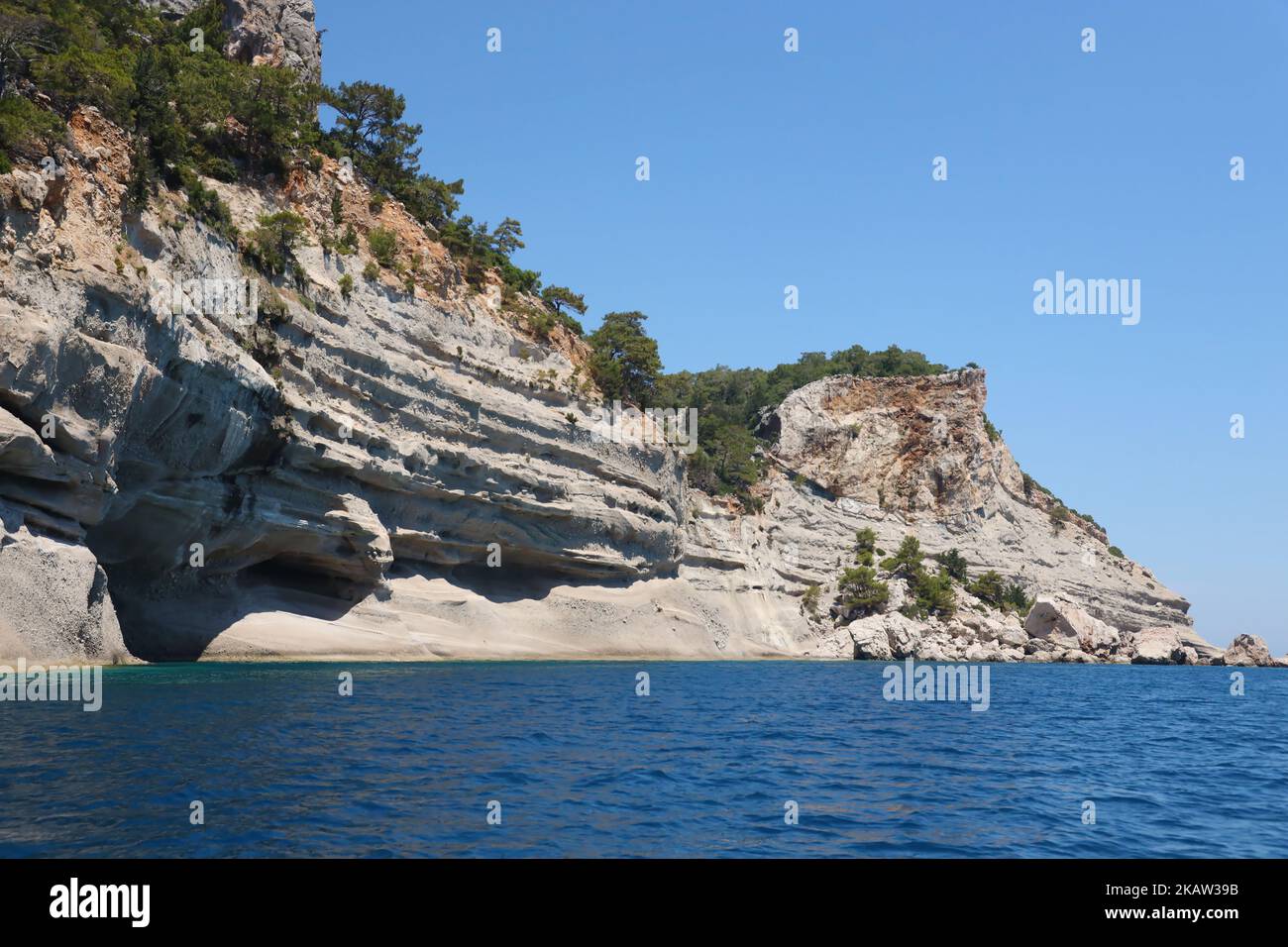 Travel in Turkey Aegean sea and rocks island landscape nature ...