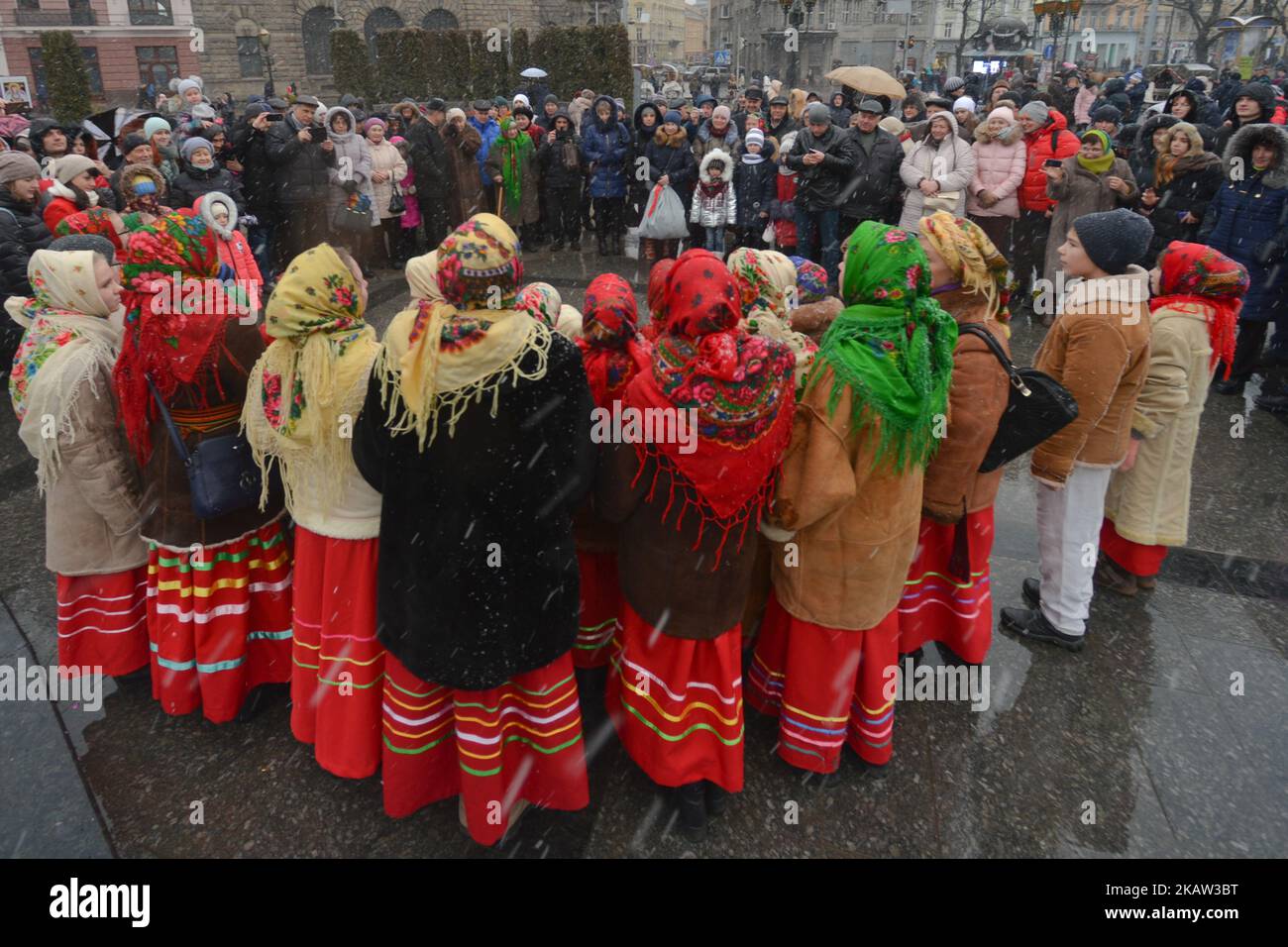 Ukraine christmas carolers hi-res stock photography and images - Alamy