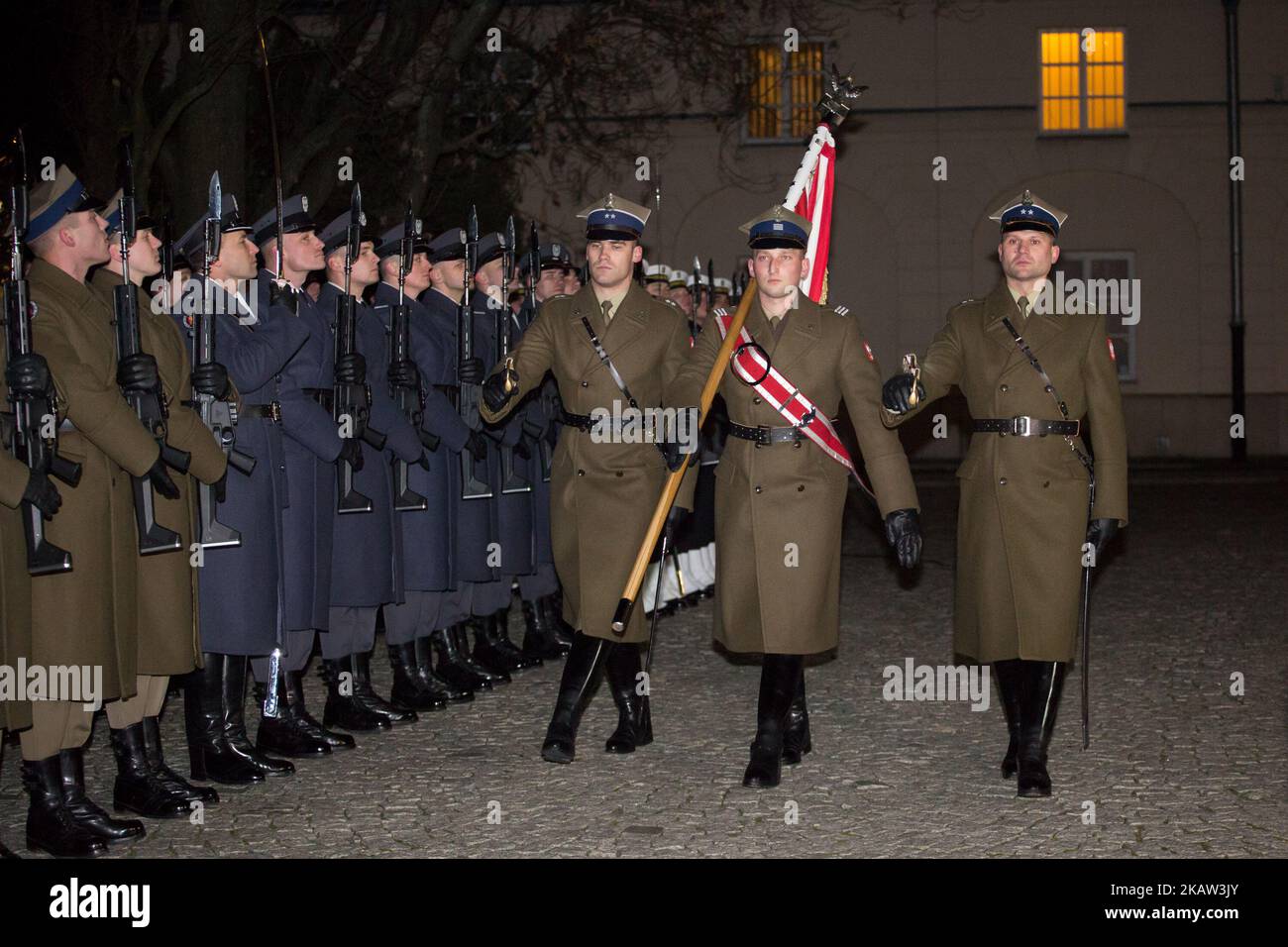 Former Polish Defense Minister Antoni Macierewicz introduces the ...