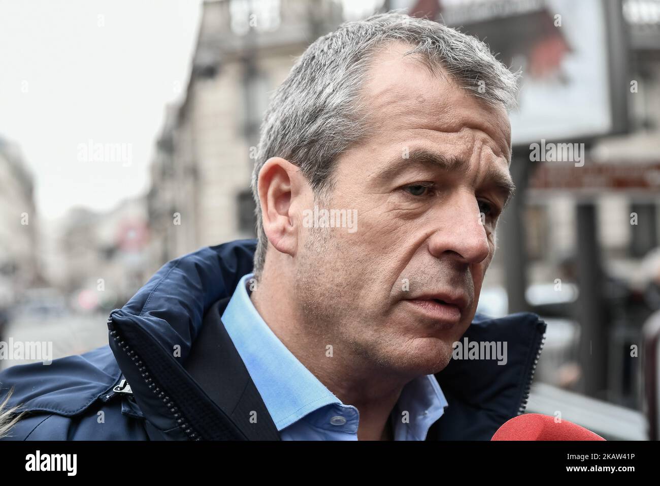 Deputy Secretary General of police's union Alliance Frederic Lagache ...