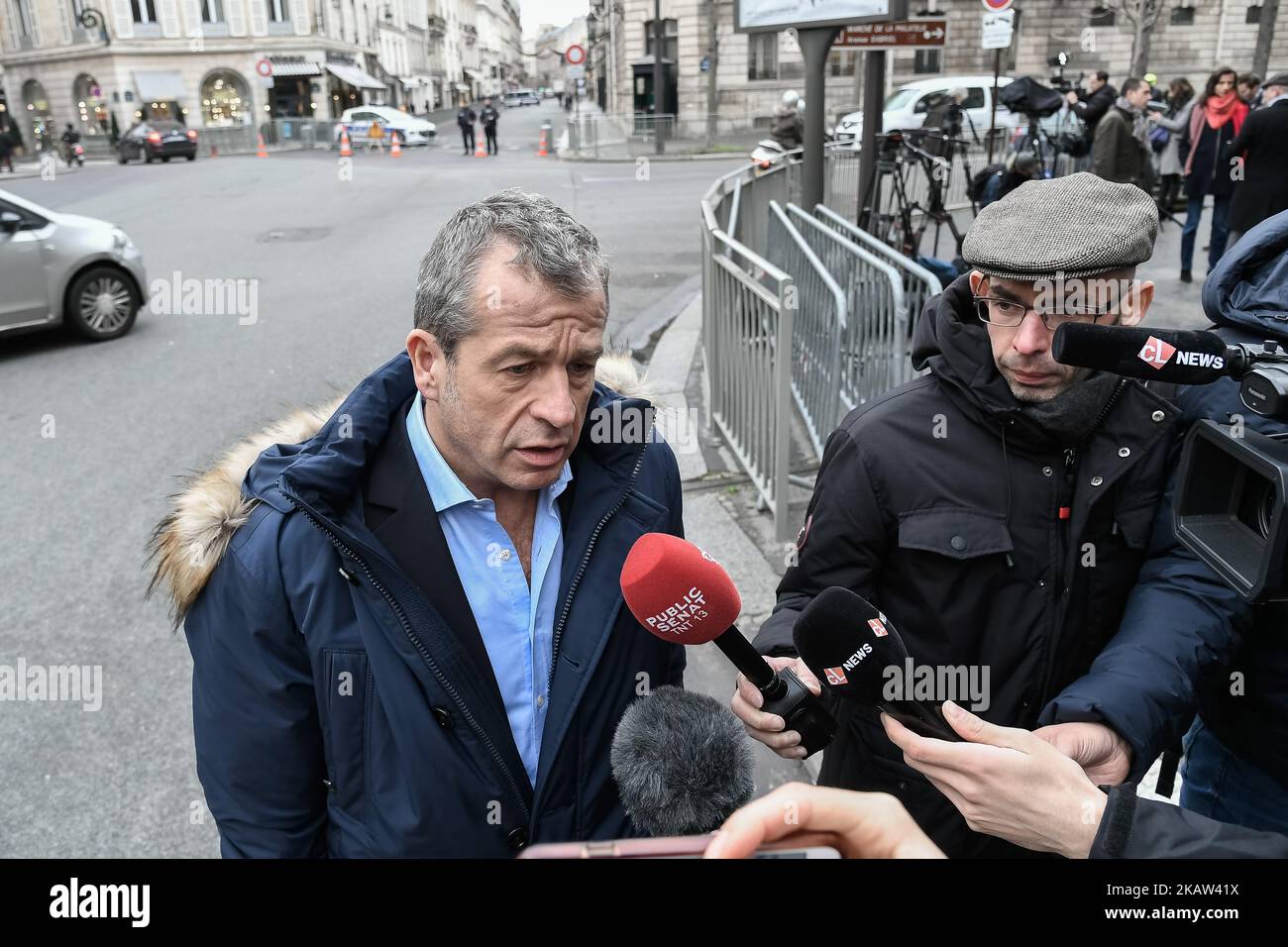 Deputy Secretary General of police's union Alliance Frederic Lagache ...