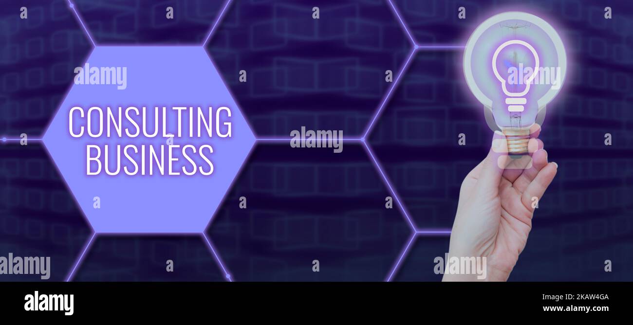 Writing displaying text Consulting Business. Business approach ...