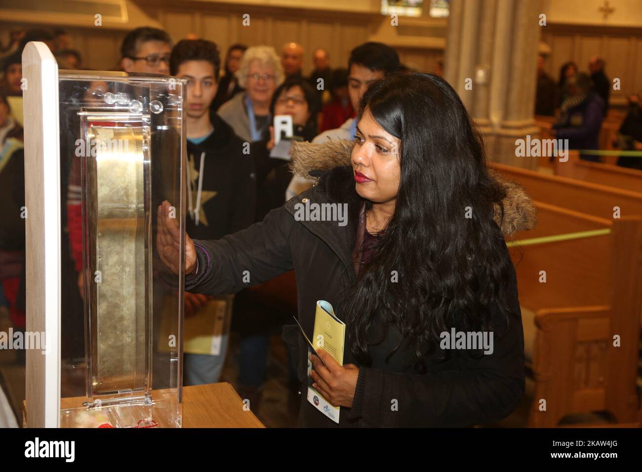 Catholics of Indian origin venerate the forearm of Saint Francis Xavier ...