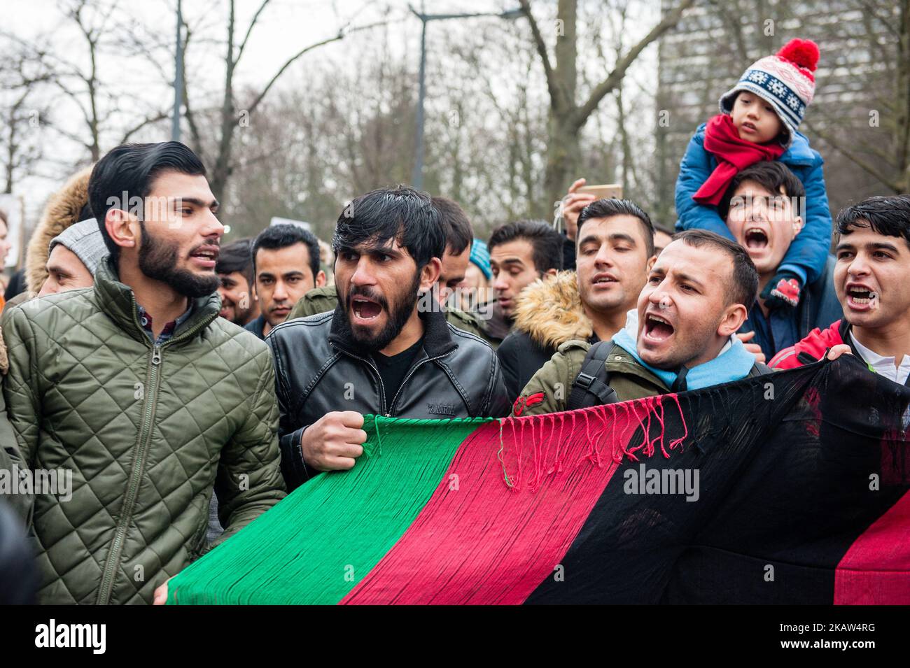 Around 8000 people gathered against Belgium's asylum and migration ...