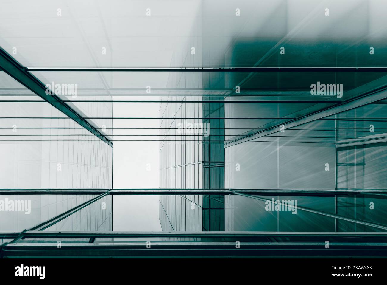 Abstract modern architecture background with geometric structure ...
