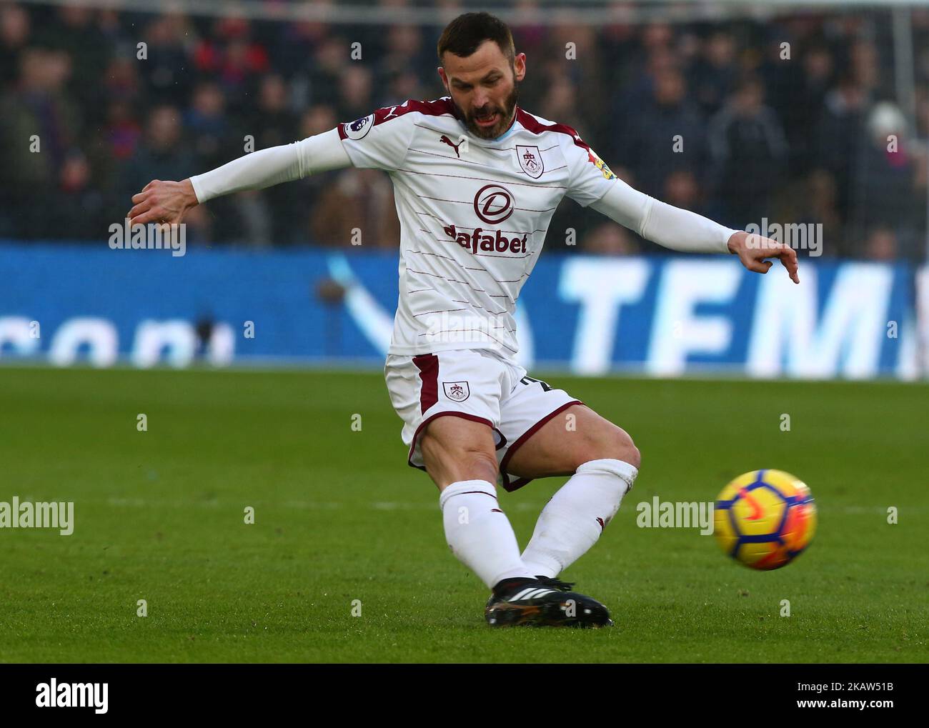 Burnley's Phil Bardsley during Premier League match between Crystal ...