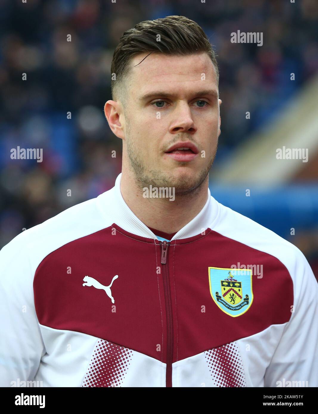 Burnley's Kevin Long during Premier League match between Crystal Palace ...