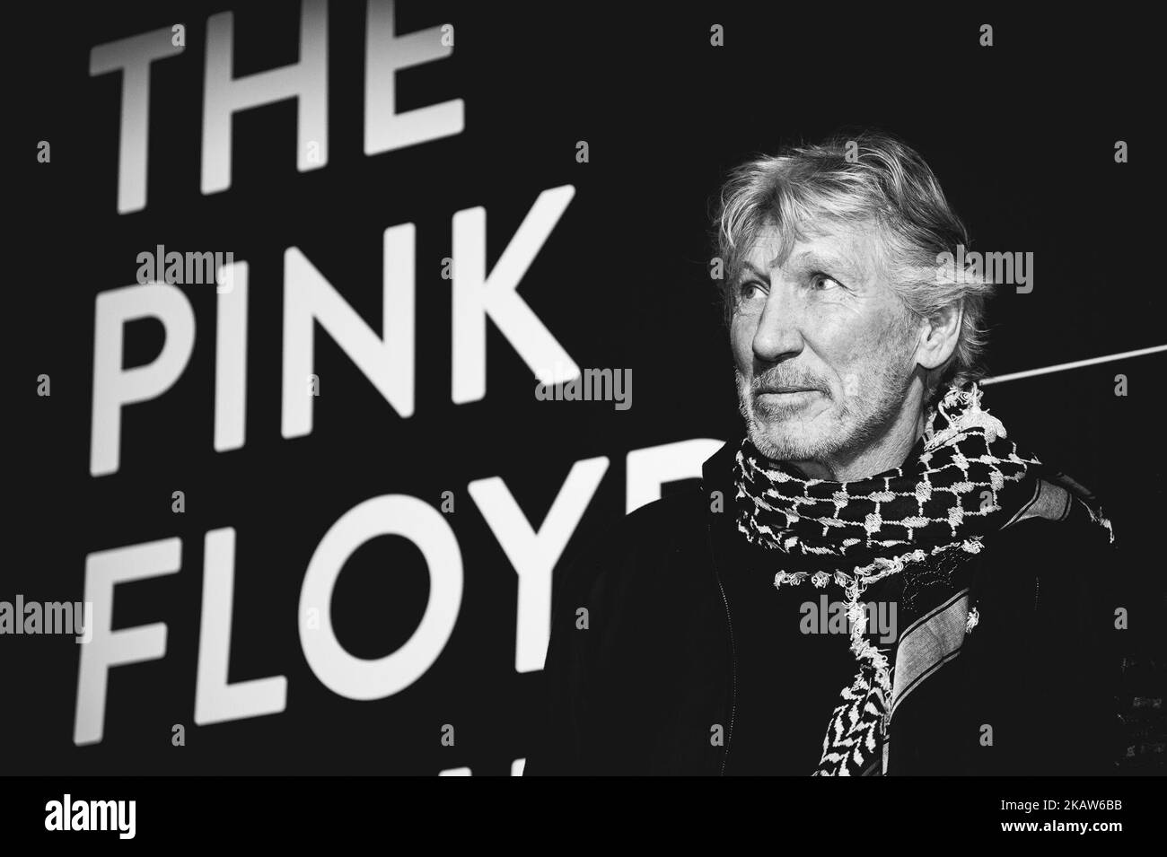 Roger Waters of Pink Floyd poses for photographers before a press ...