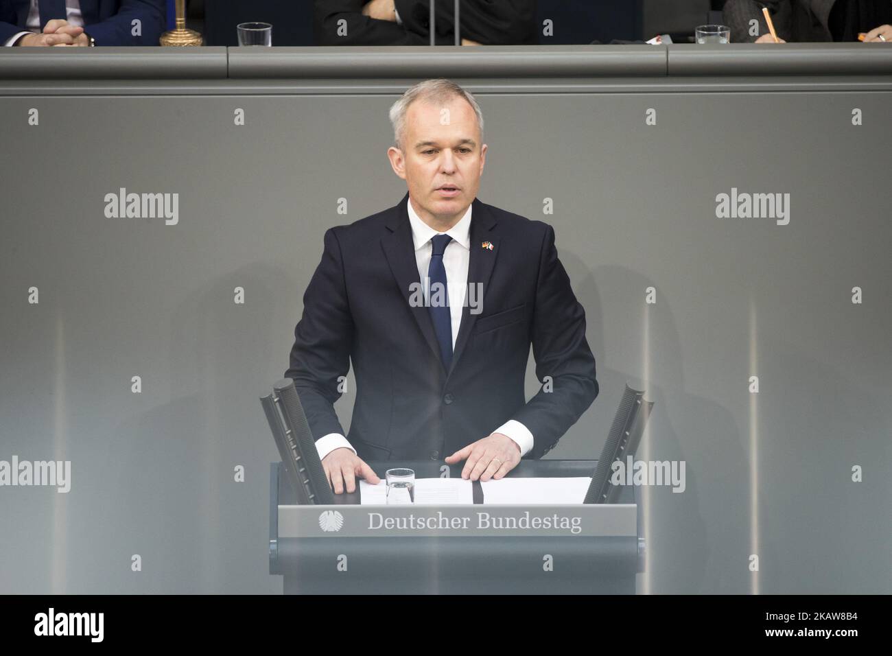 President of the French National Assembly Francois de Rugy speaks ...