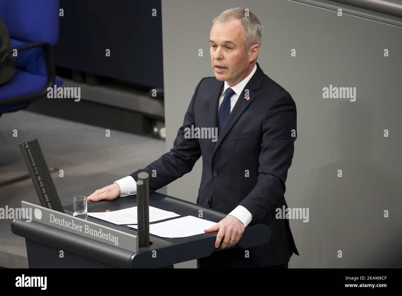 President of the French National Assembly Francois de Rugy speaks ...