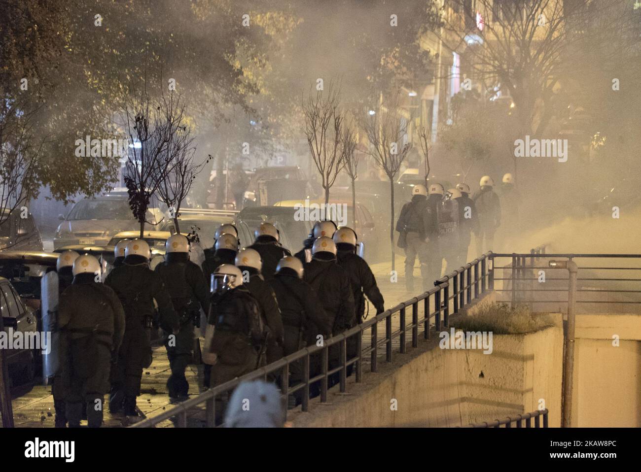 Antifa, Anarchist and Leftist groups demonstrate and fight with the ...