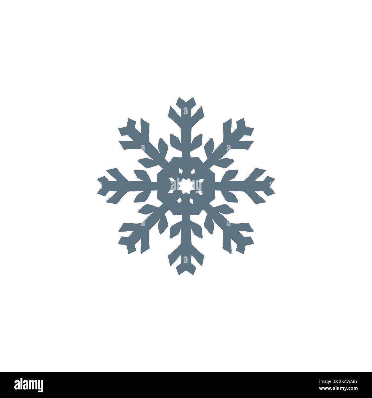 snowflake icon. Vector illustration Stock Vector Image & Art - Alamy