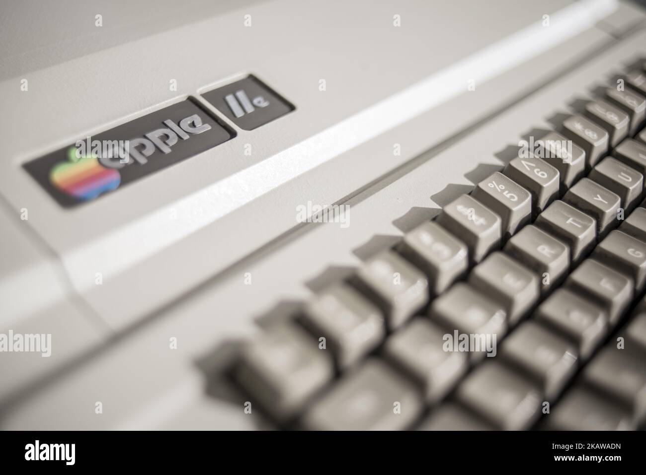 Apple IIe, release date January 1983, exhibited at MacPaw's Ukrainian ...