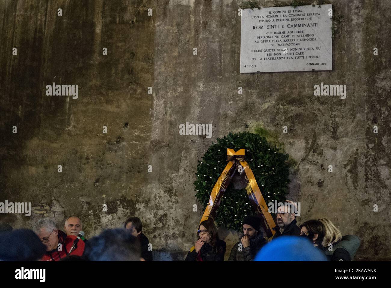 Torchlight in Remembrance Day to commemorate the 73th anniversary of ...