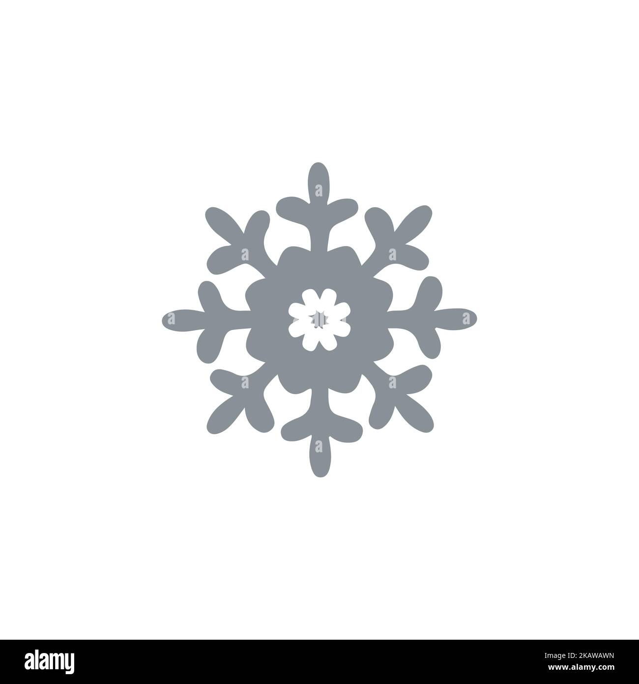 snowflake icon. Vector illustration Stock Vector Image & Art - Alamy