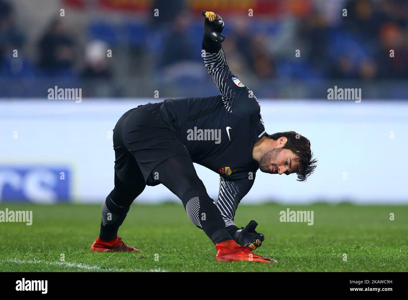 Alisson Becker of Roma during the Italian Serie A football match ...