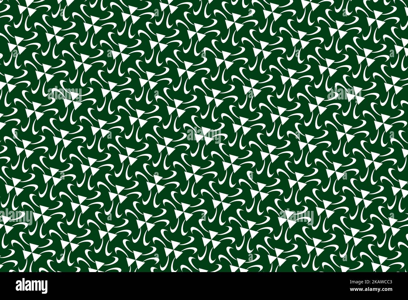 Geometric pattern in the colors of the national flag of Pakistan. The ...