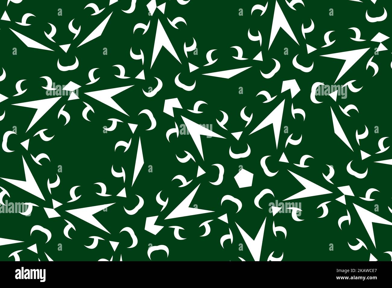 Geometric pattern in the colors of the national flag of Pakistan. The ...