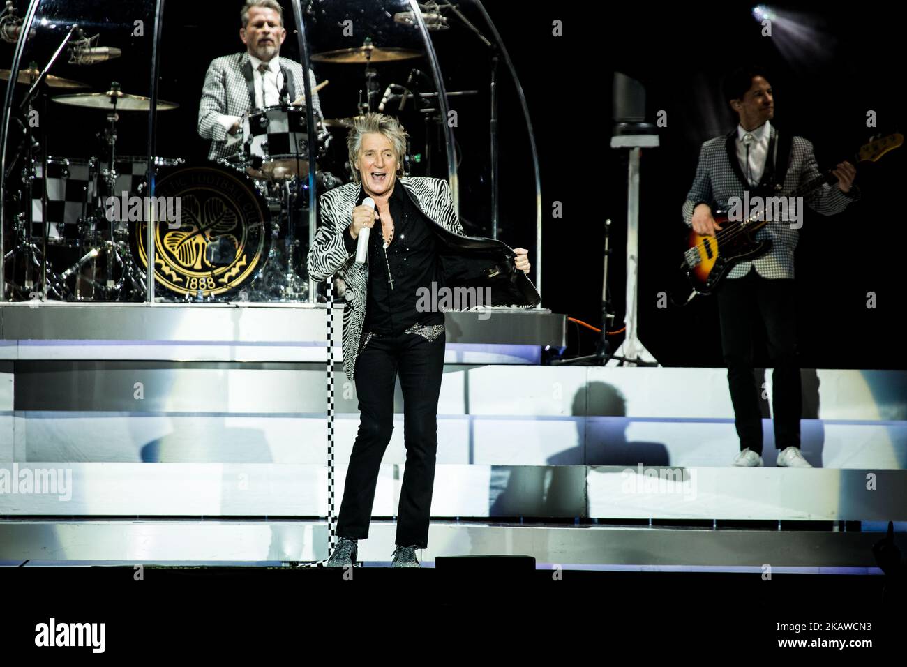 The british rock singer and song-writer Rod Stewart performing live at ...