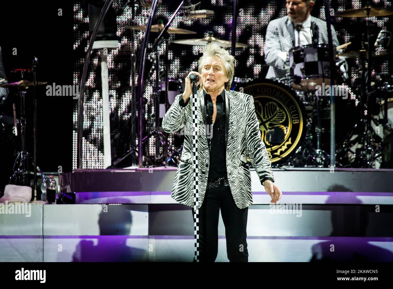 The british rock singer and song-writer Rod Stewart performing live at ...