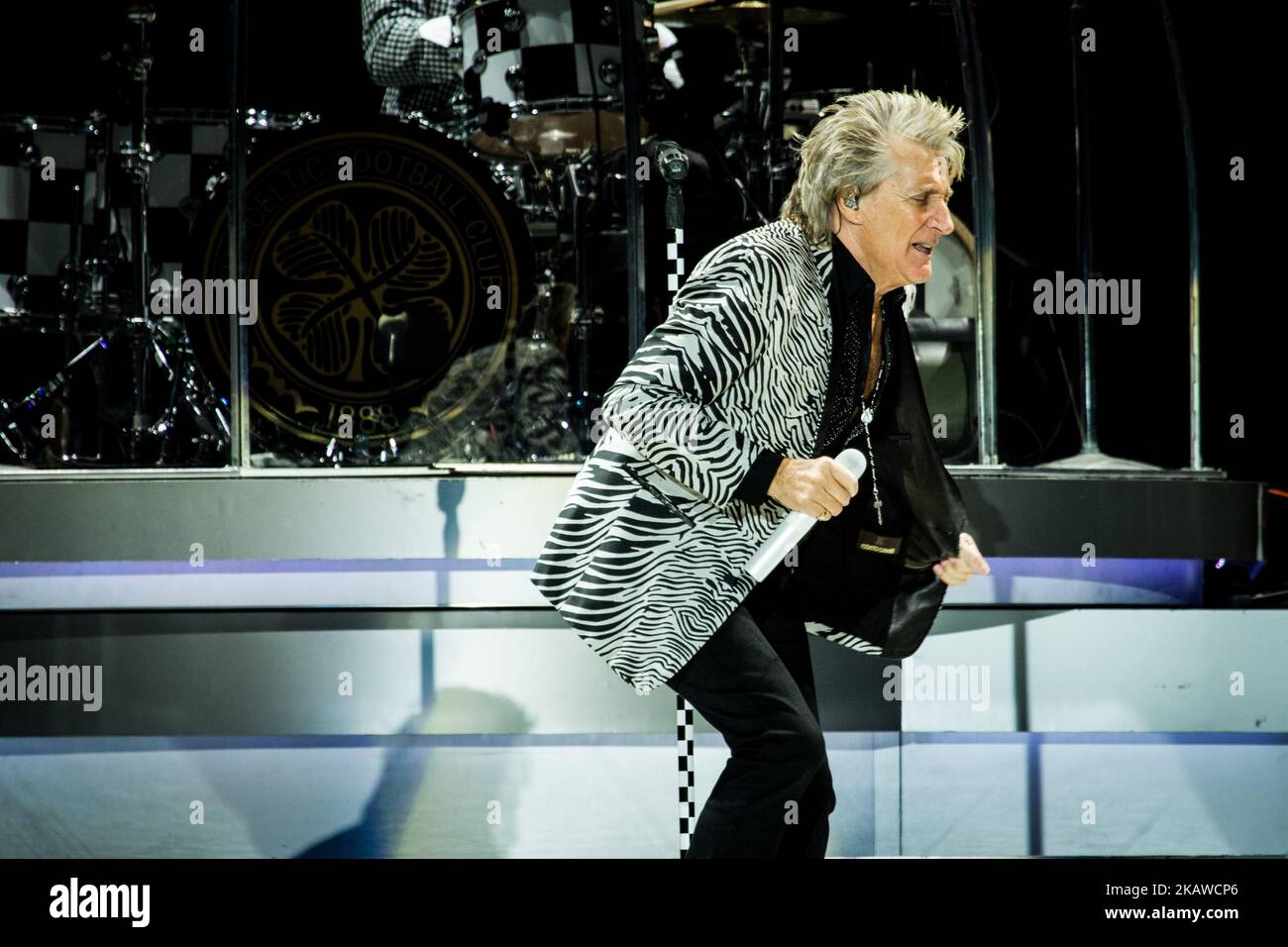 The british rock singer and song-writer Rod Stewart performing live at ...