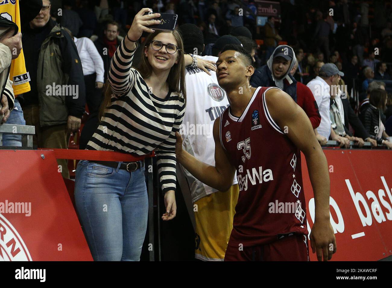 Karim Jallow of Bayern Muenchen during the EuroCup Top 16 Round 5 match ...