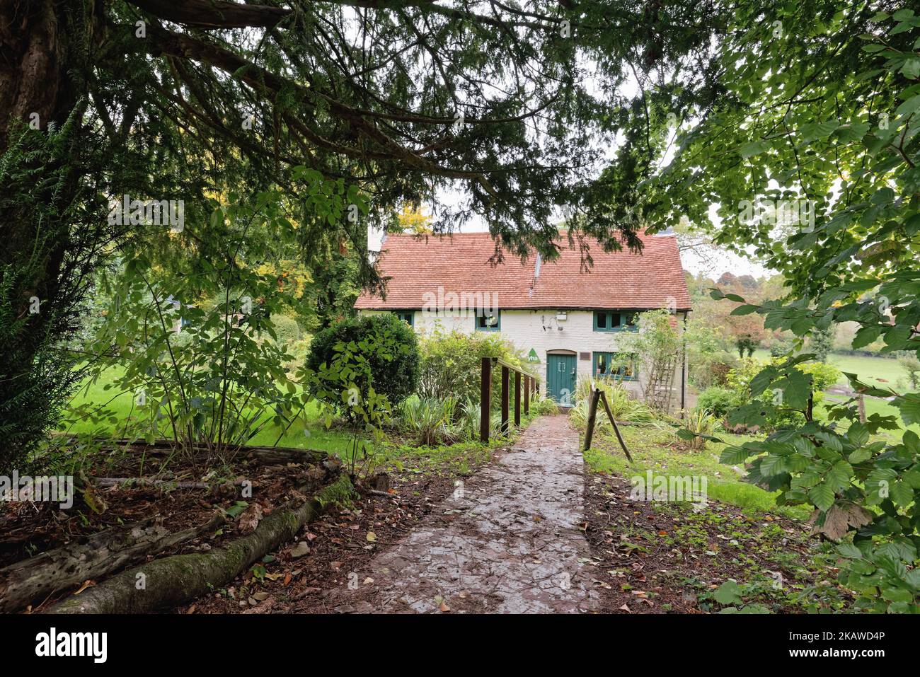 Exterior of the Youth Hostel Association's Tanners Hatch cottage on ...