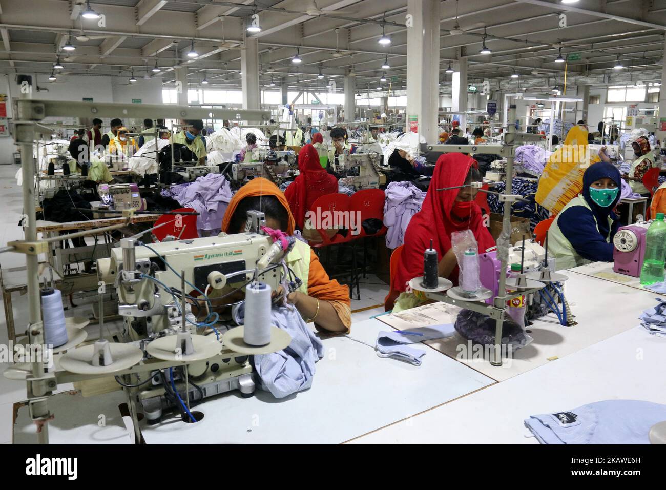 Dhaka, Bangladesh,On November 02, 2022. Bangladeshi worker works at a ...