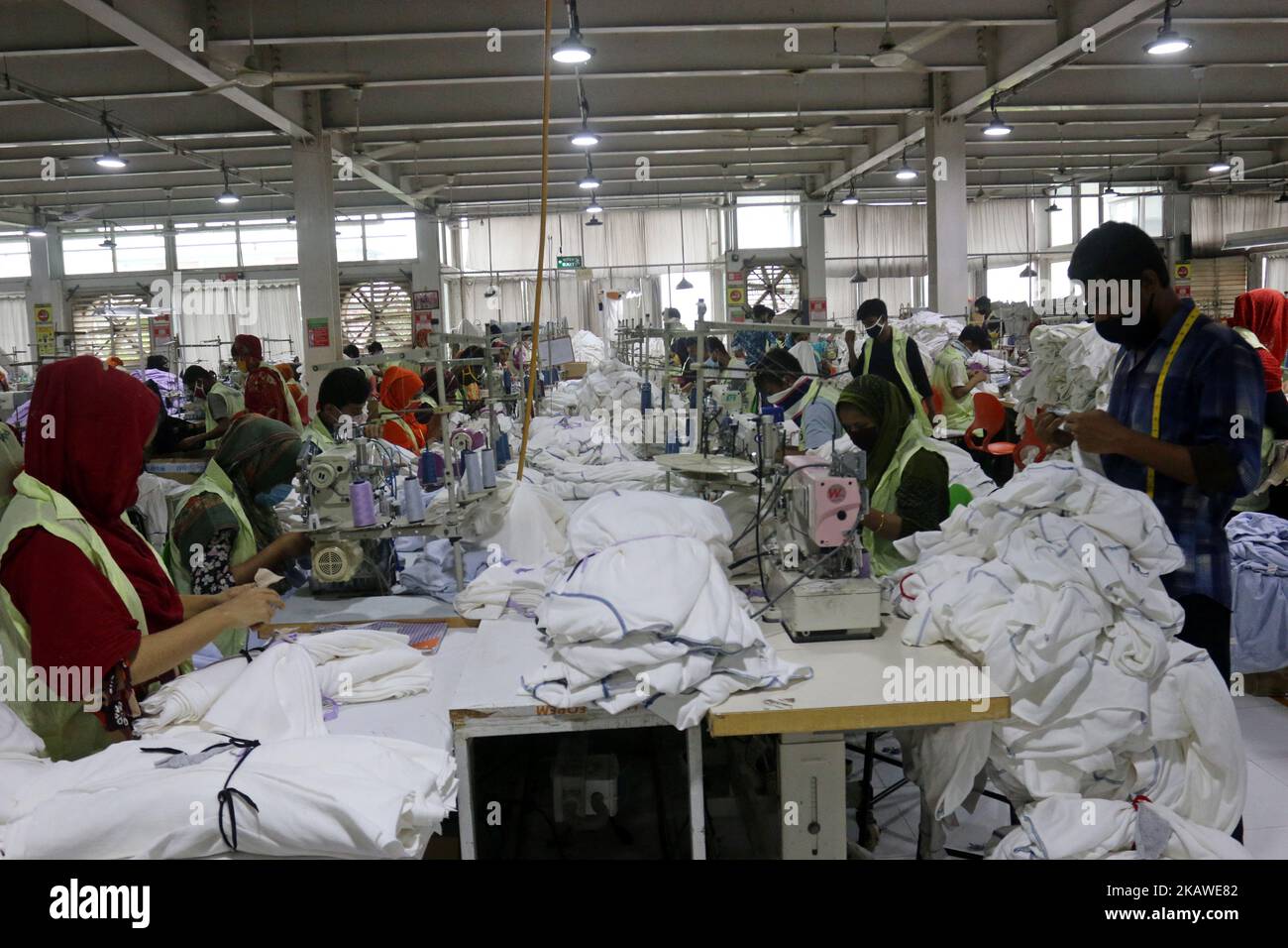 Dhaka, Bangladesh,On November 02, 2022. Bangladeshi worker works at a ...