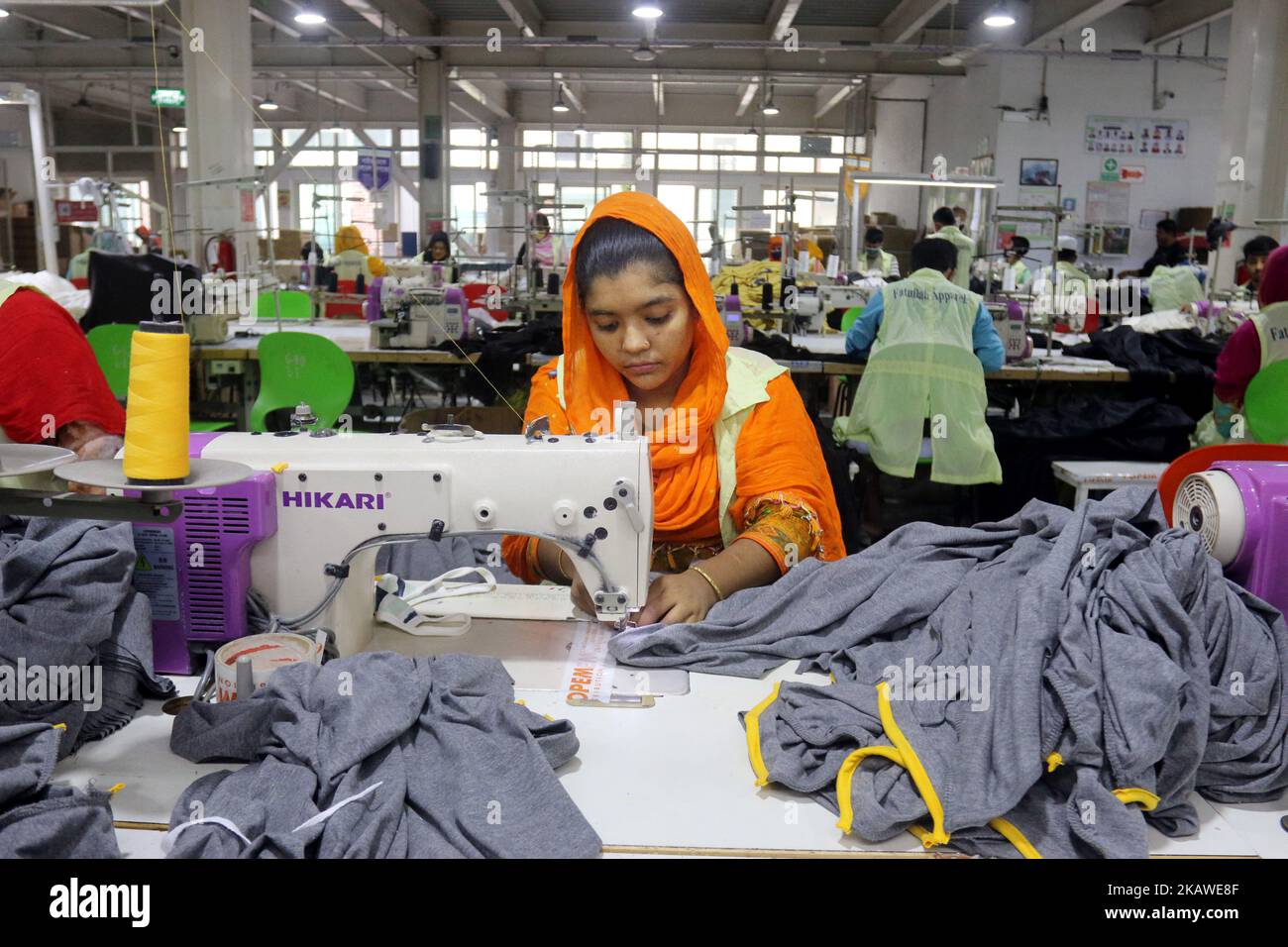 Dhaka, Bangladesh,On November 02, 2022. Bangladeshi worker works at a ...