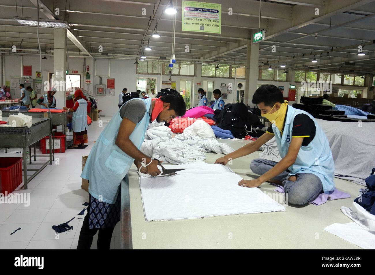 Dhaka, Bangladesh,On November 02, 2022. Bangladeshi worker works at a ...