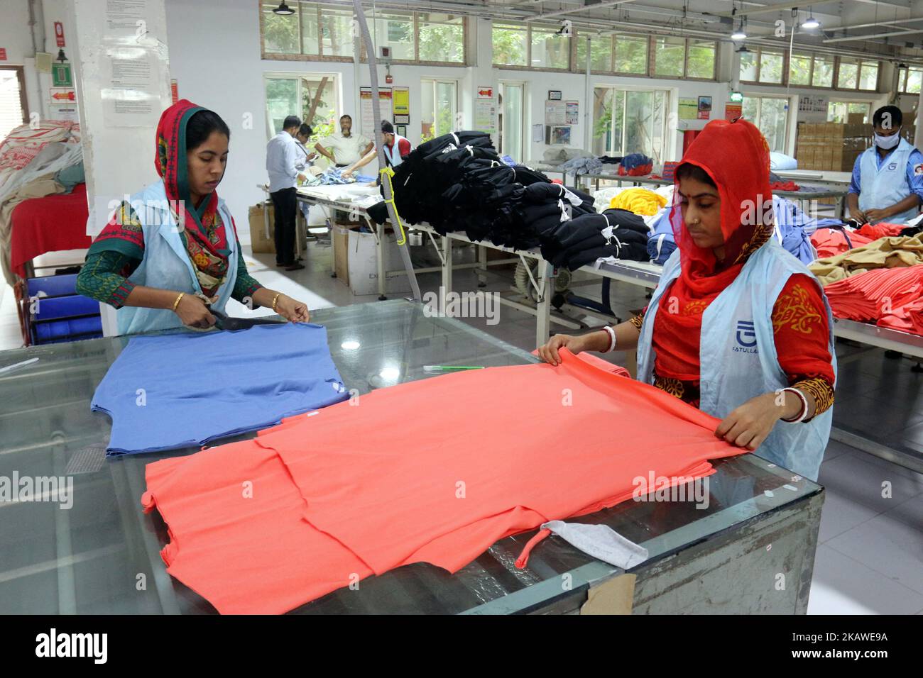 Dhaka, Bangladesh,On November 02, 2022. Bangladeshi worker works at a ...