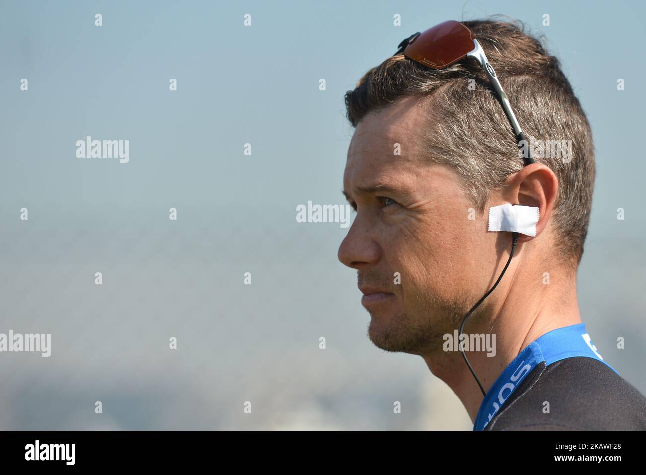 Ireland's Nicholas Roche from BMC Racing Team, at the team presentation ...