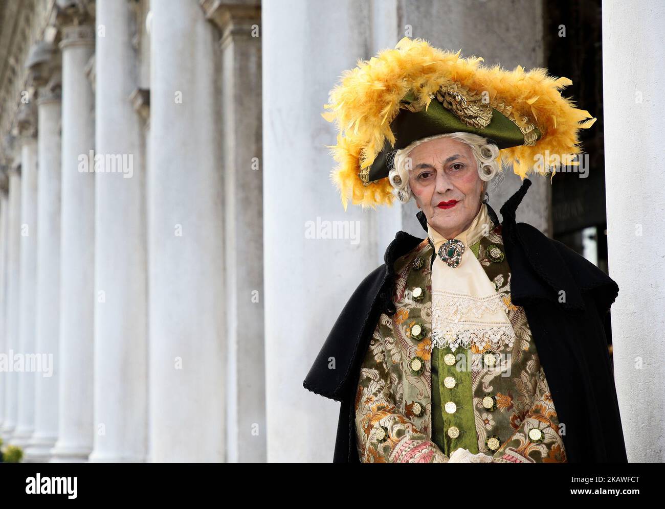 People wearing costumes attend the traditional events of Carnival ...
