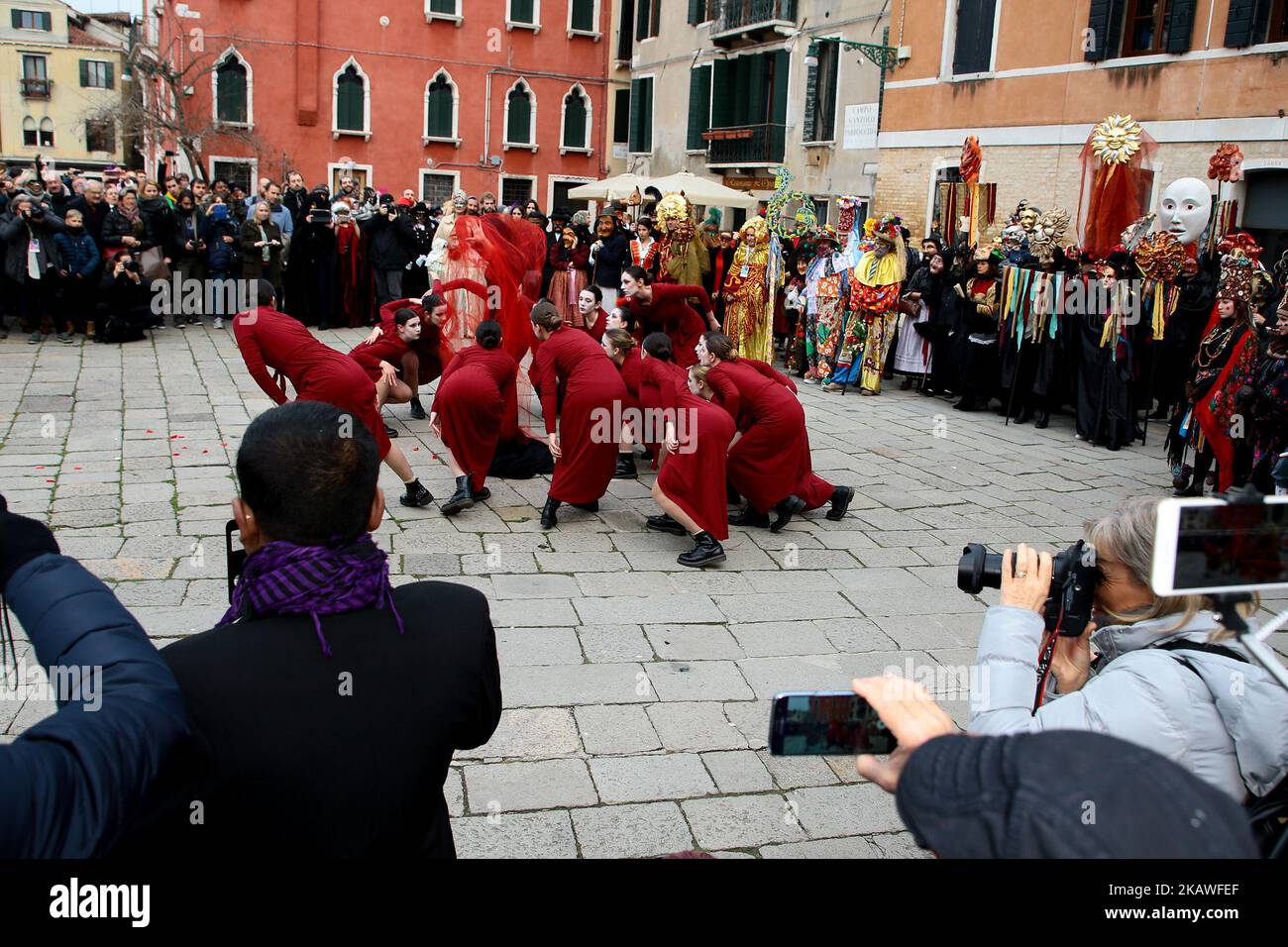 Dancers wearing traditional costumes attend at the traditional events ...
