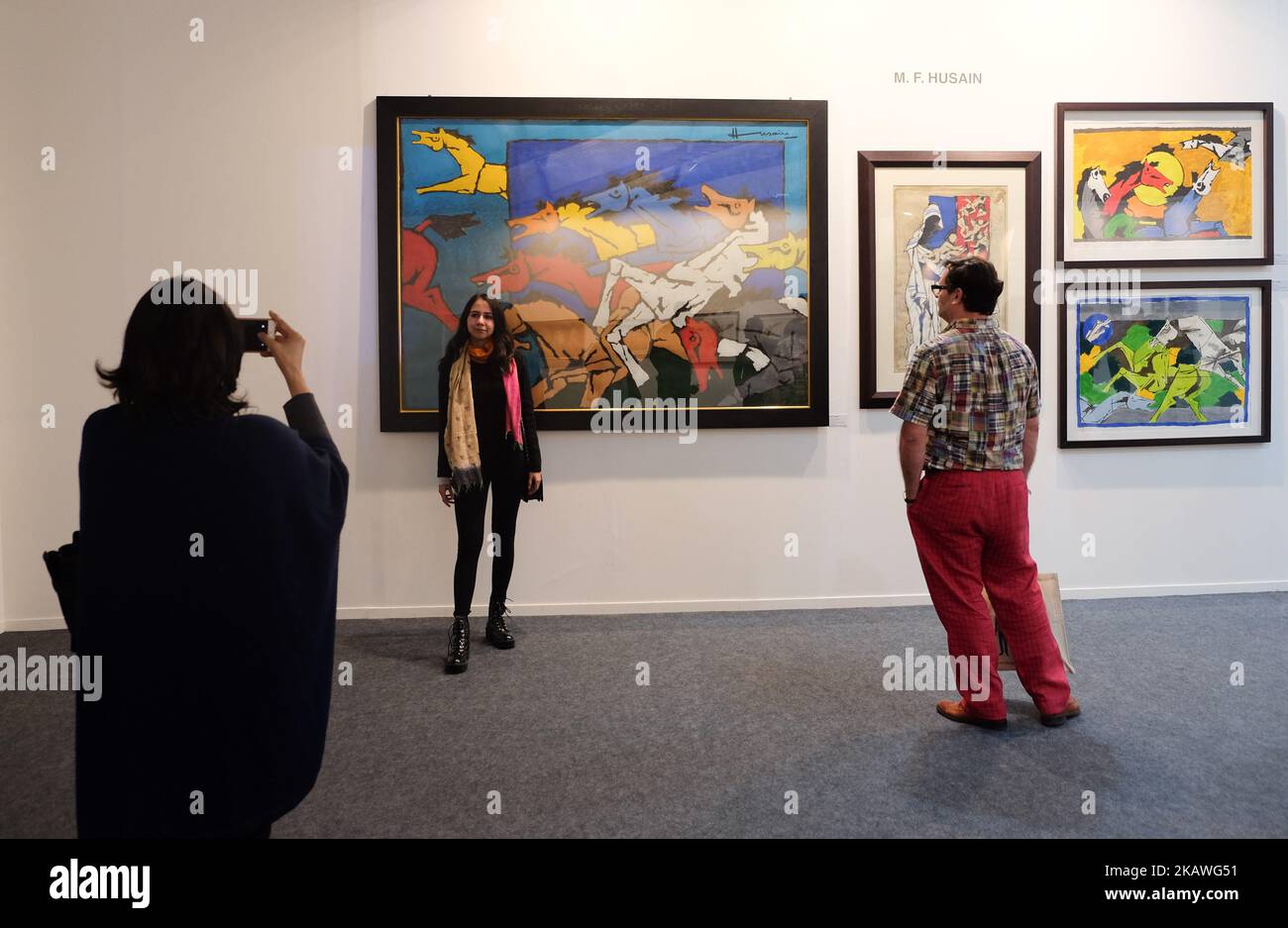 Paintings Of Mf Hussain Of Madhuri Dixit