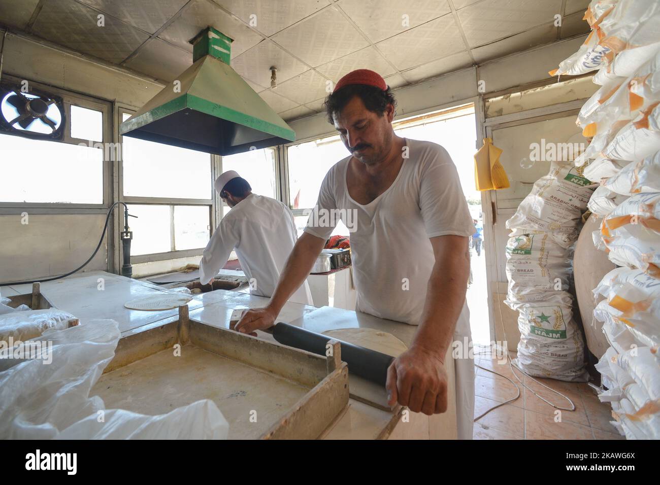 A view of a local artisanal bakery in Hatta village. On Friday ...
