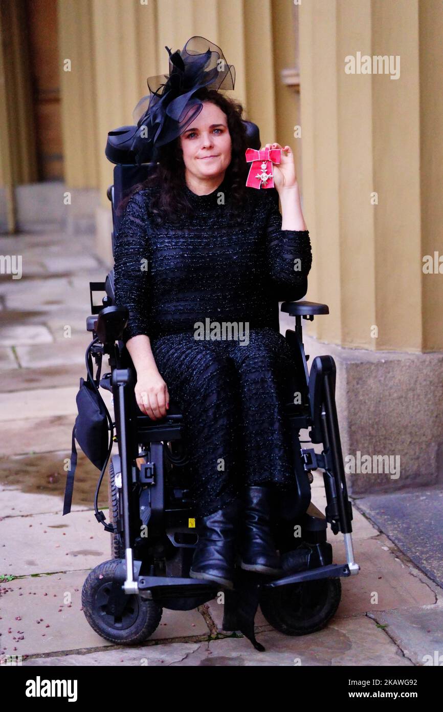 Actress Cherylee Houston after being made a Member of the Order of the ...