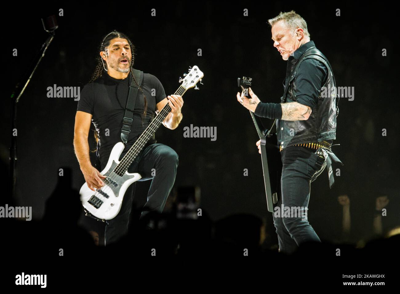 The american heavy metal band Metallica performing live at Pala ...