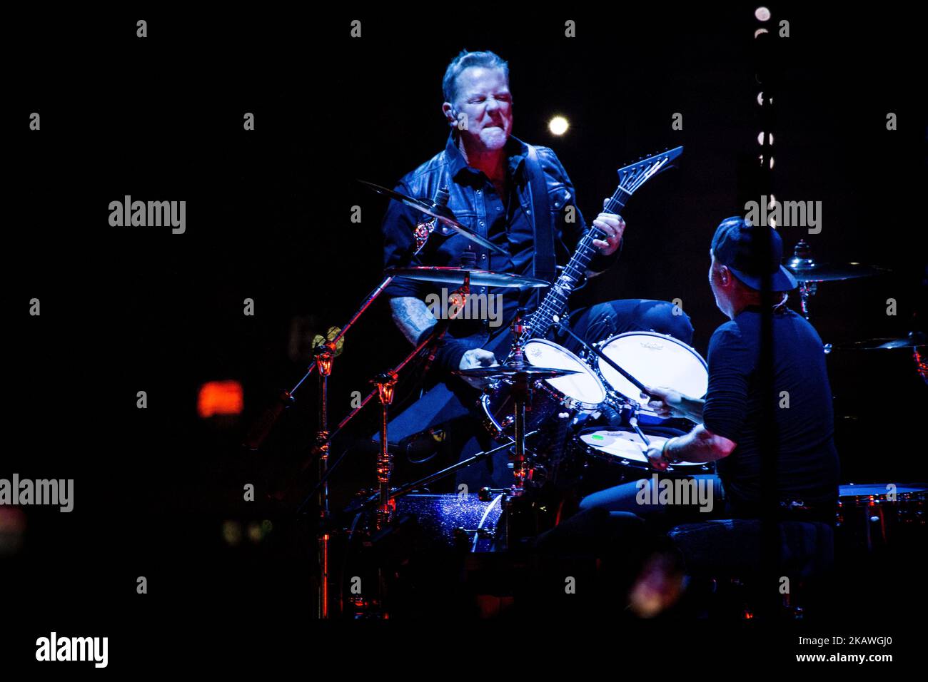 The american heavy metal band Metallica performing live at Pala ...