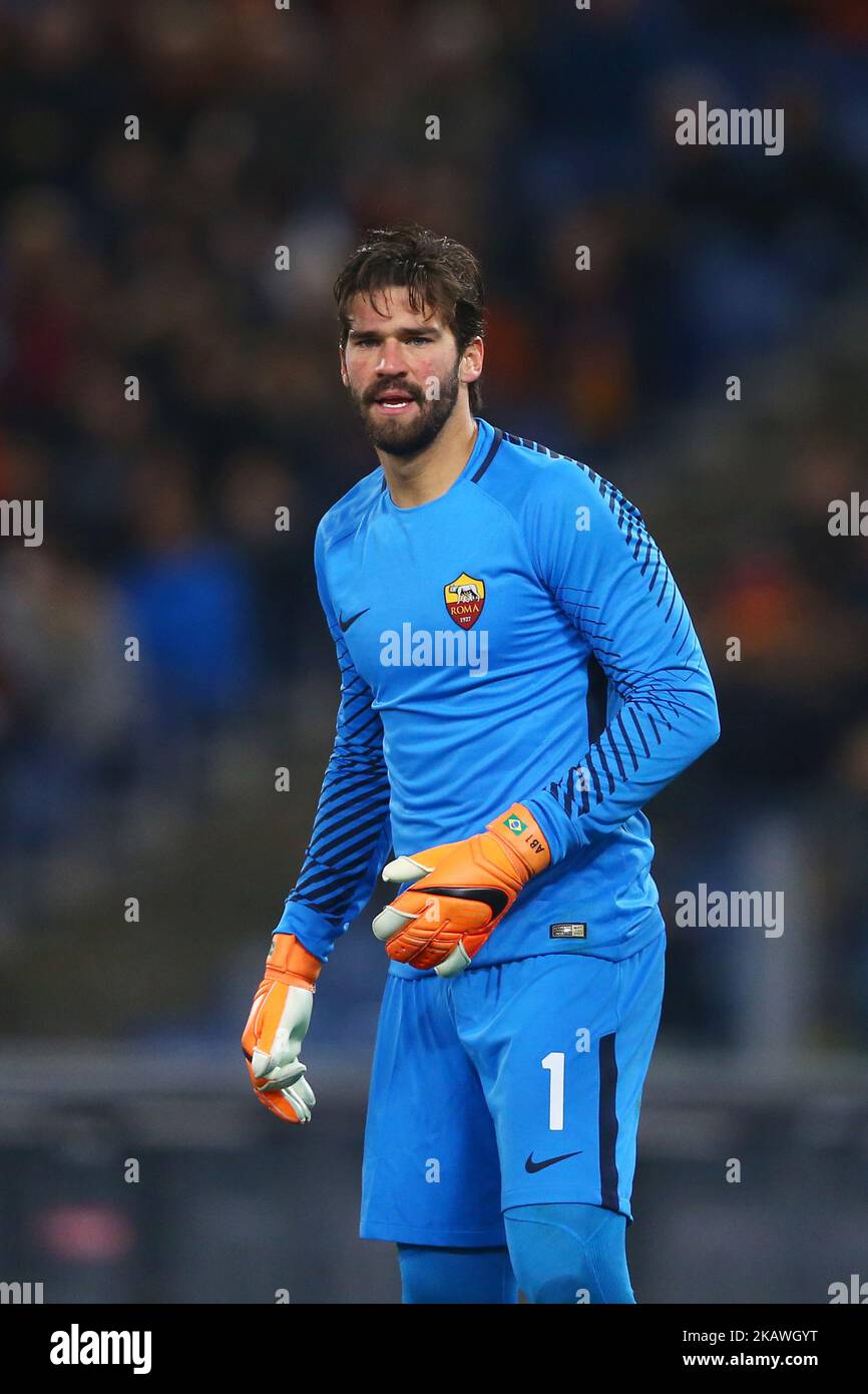Alisson Becker of Roma during the serie A match between AS Roma and ...