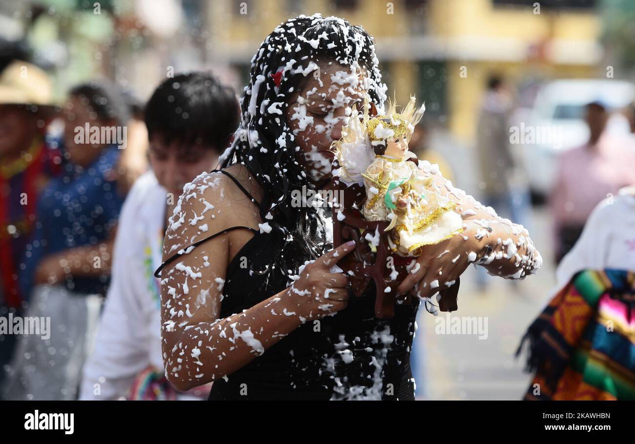 In Ecuador, the Carnival is not only celebrated with dancing, foam ...